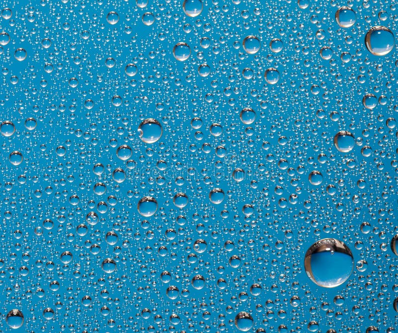 Fondo De La Gota Del Agua Azul Imagen de archivo - Imagen de agua ...