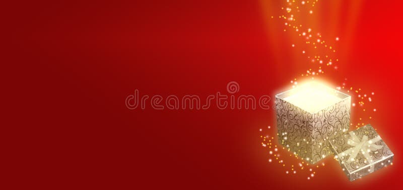 Fondo De La Navidad Con El Rectángulo De Regalo Foto de archivo ...