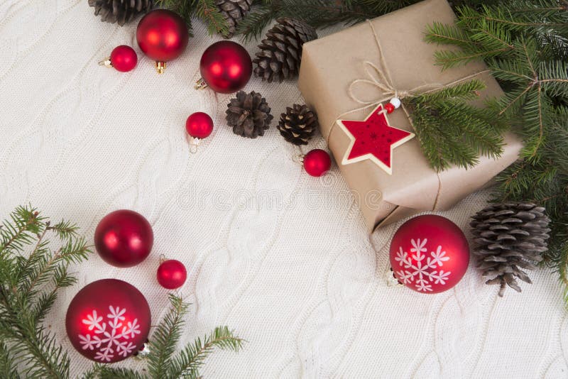 Fondo De La Navidad Horizontal Foto de archivo - Imagen de elegancia ...