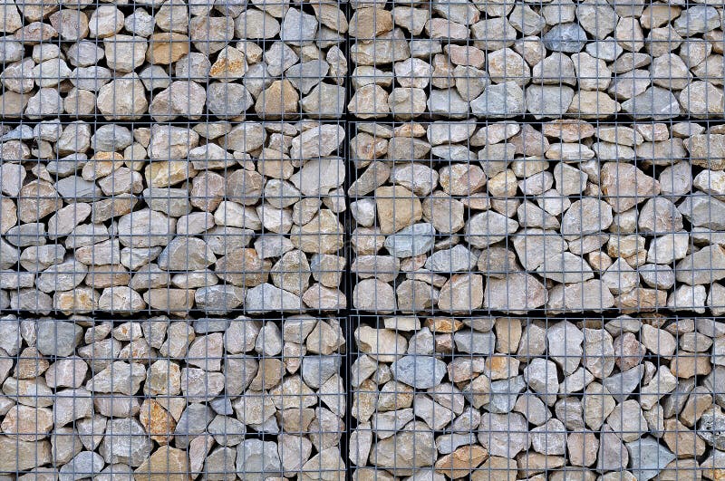 Fondo De La Pared De Gabion Foto de archivo - Imagen de drywall ...