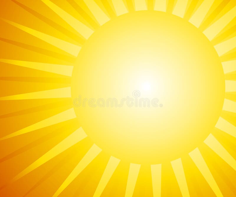 Fondo de la sol stock de ilustración. Ilustración de amarillo - 10795441