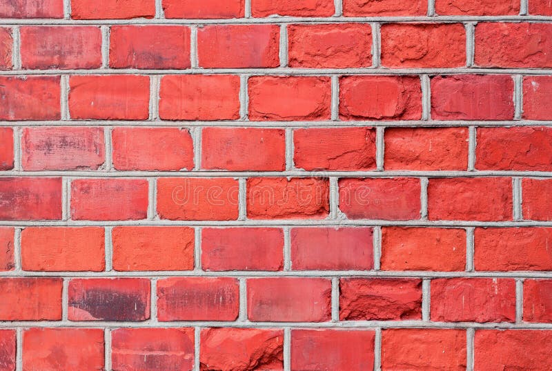 Fondo De La Textura Roja Del Modelo De La Pared De Ladrillo Imagen De