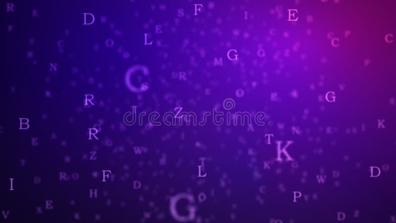 Fondo De Las Letras Azul 3D Ilustración 3d Stock de ilustración ...