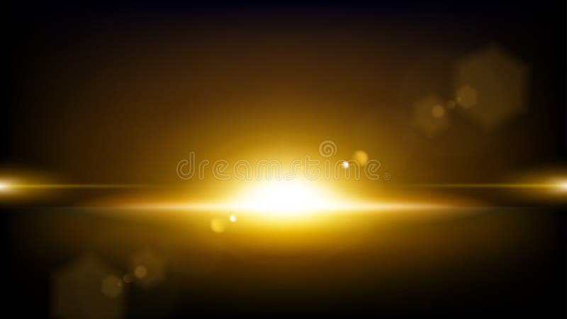 Fondo De Levantamiento De Los Rayos Del Oro Ilustración del Vector ...