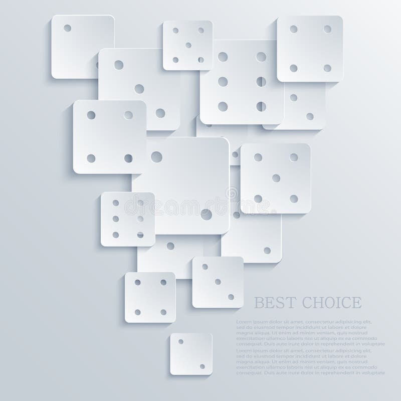 Fondo De Los Dados Del Vector. Eps10 Ilustración del Vector ...