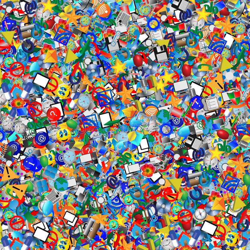 Fondo de los iconos stock de ilustración. Ilustración de teléfono ...