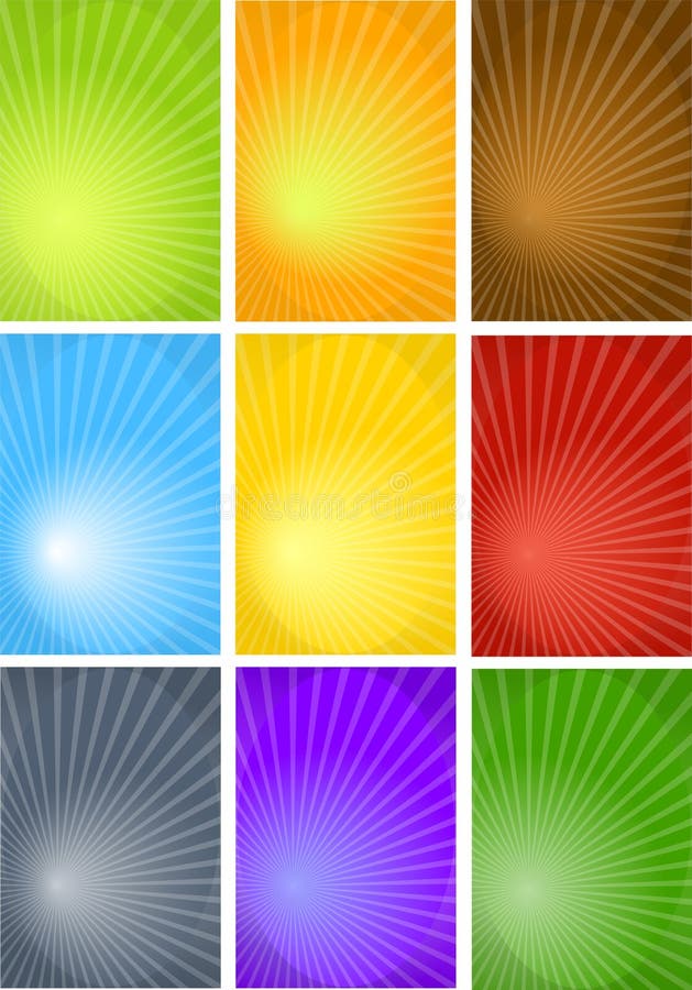 Fondo De Los Rayos - Vector Ilustración del Vector - Ilustración de ...