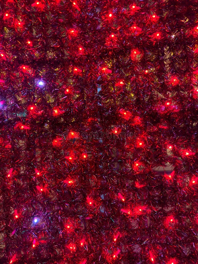 Fondo De Luces De Navidad Rojas Foto de archivo - Imagen de brillo ...