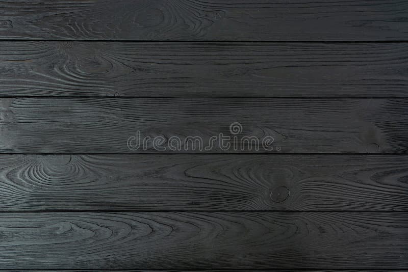 Fondo De Madera Negra. Tablero De Madera De Textura Negra. Foto de ...