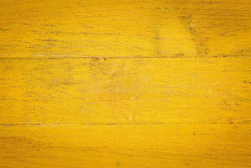 Textura De Pared De Madera Pintada De Amarillo Antiguo O Fondo. Imagen ...