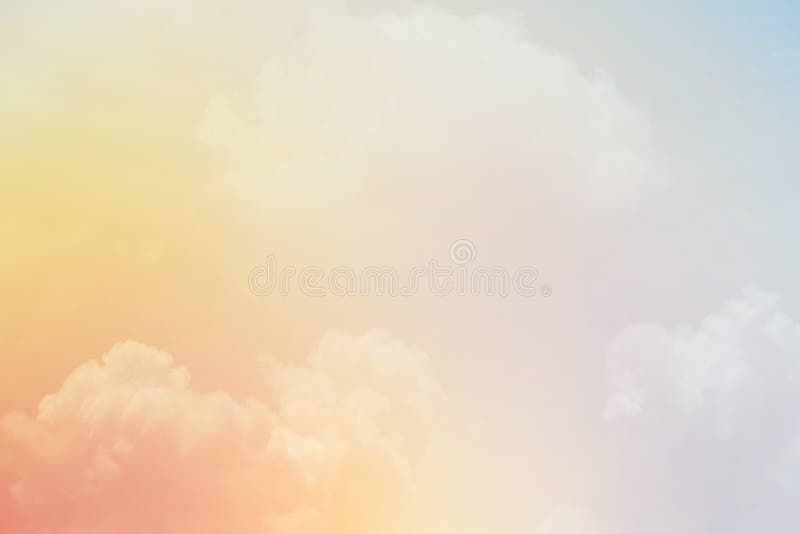 Fondo De Nube Con Un Color Pastel Imagen de archivo - Imagen de ...