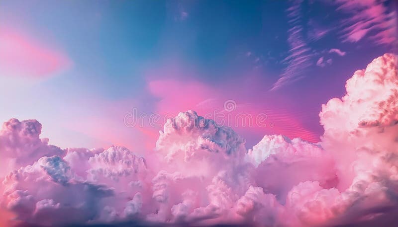 Fondo De Nubes Pastel Fondo De Nubes De Color Pastel Stock de ...