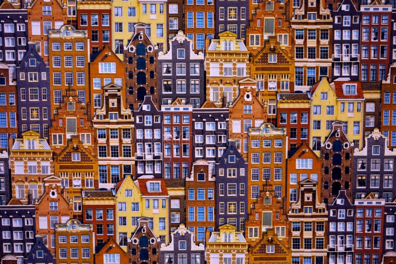 Fondo De Pantalla Con Fachadas De Varios Edificios. Fondo De Textura ...