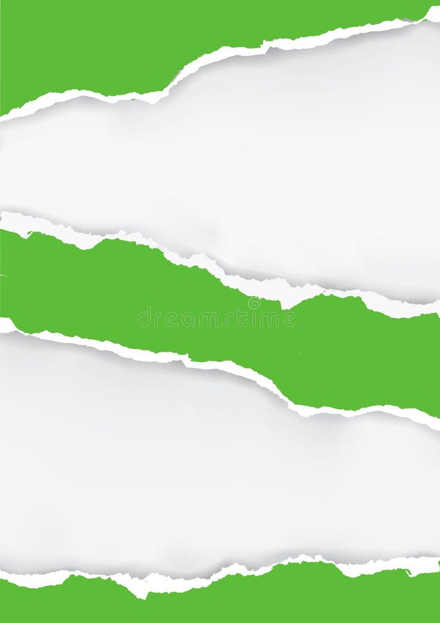 Fondo De Papel Rasgado Verde Ilustración del Vector - Ilustración de ...
