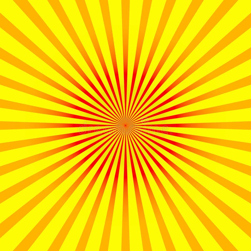 Fondo Brillante De Los Rayos (anaranjado) Ilustración del Vector ...