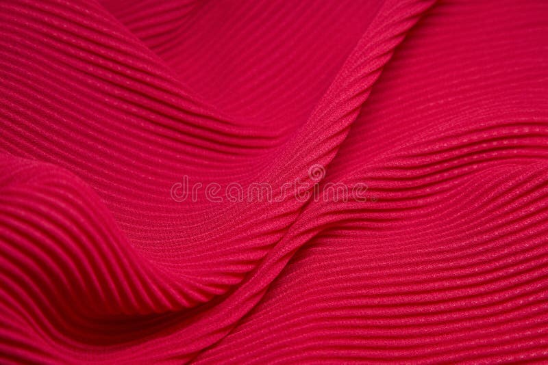 Fondo De Tela Rosa. Textura De Fondo De Ondas De Tela Rosa. Foto de ...
