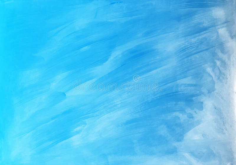 Fondo De Textura De Color Azul Pintado a Mano Stock de ilustración ...