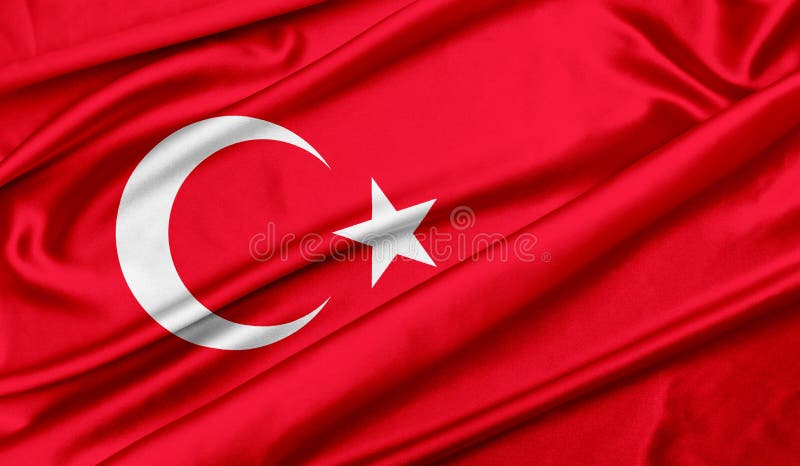 Bandera De Turquía Oficialmente La Bandera Turca O Turk Bayragi Foto de ...
