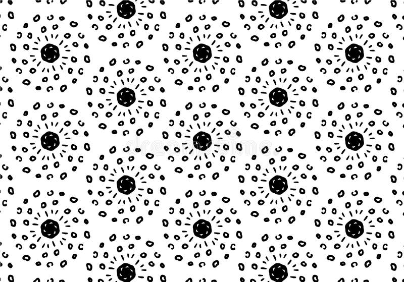 Fondo De Vector Lineal Abstracto En Blanco Y Negro. Ilustración del ...