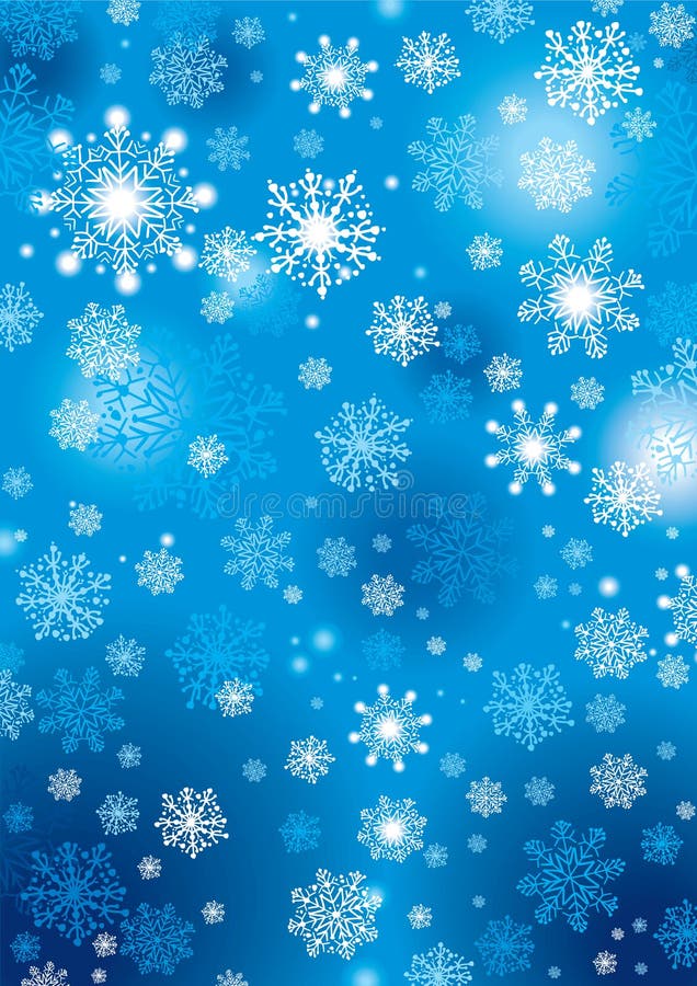 Fondo dei fiocchi di neve fotografia stock. Immagine di inverno - 35069918