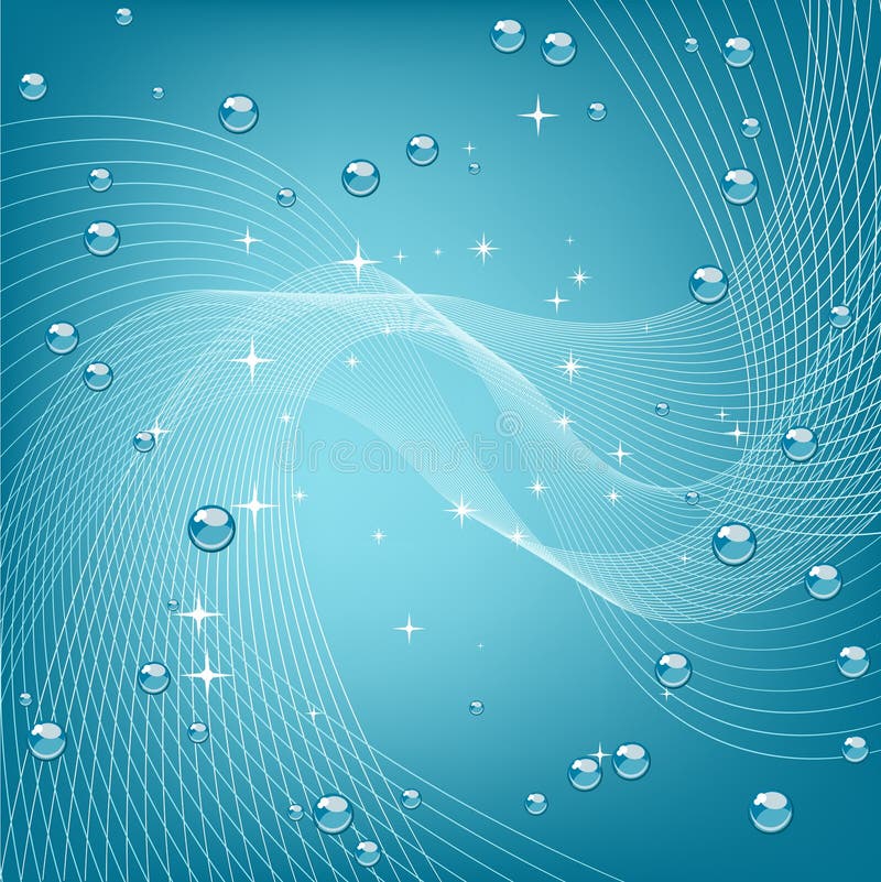 Fondo del aqua del vector ilustración del vector. Ilustración de fondo ...