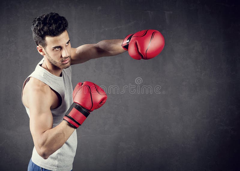 Fondo del boxeador imagen de archivo. Imagen de mensaje - 25923393