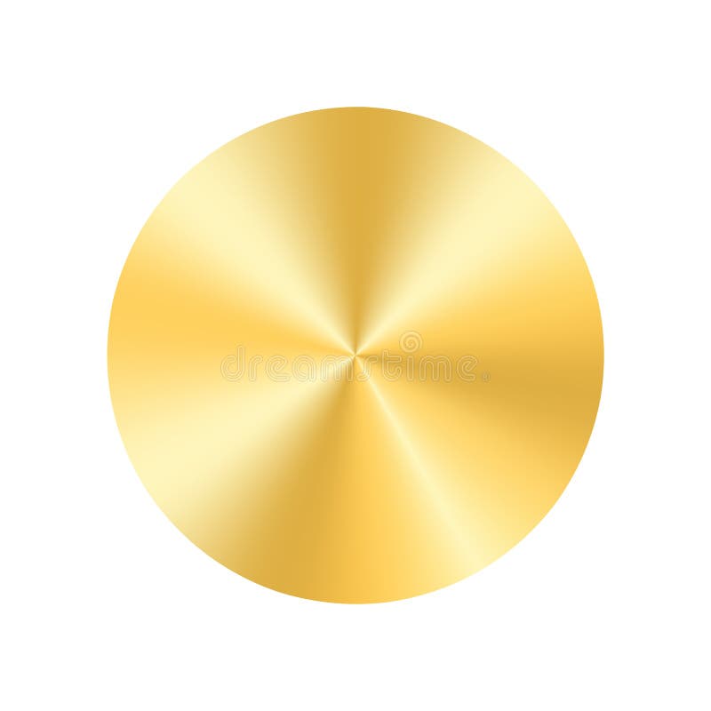 Marco Del Brillo Del Círculo Del Oro El Confeti De Oro Puntea Alrededor ...