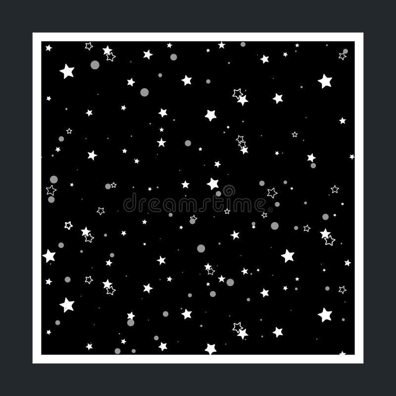 Fondo del cielo estrellado stock de ilustración. Ilustración de espacio ...