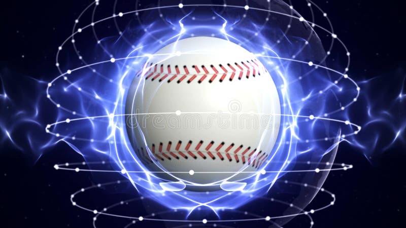 Fondo Del Computer Grafica Della PALLA Di BASEBALL Illustrazione di ...