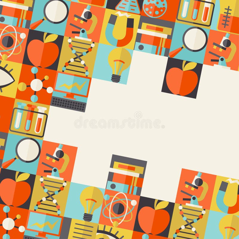Fondo Del Concepto De La Ciencia En Estilo Plano Del Diseño Ilustración ... Fondo Del Concepto De La Ciencia En Estilo Plano Del Diseño Ilustración ...