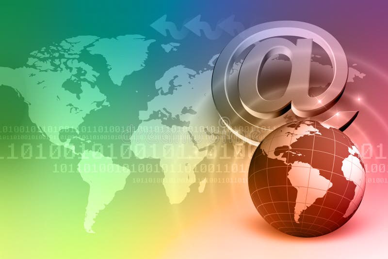 Fondo Del Concepto Del Internet Stock de ilustración - Ilustración de ...