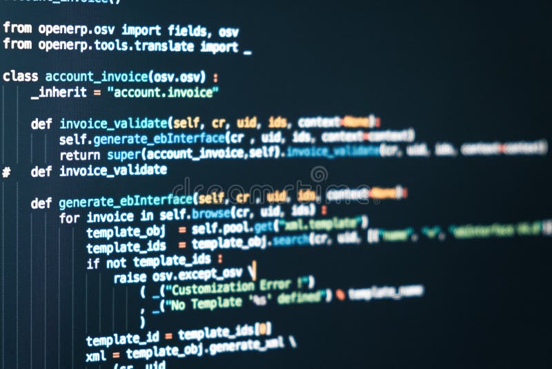 Fondo Del Extracto Del Programador De La Codificación Escritura Del ...