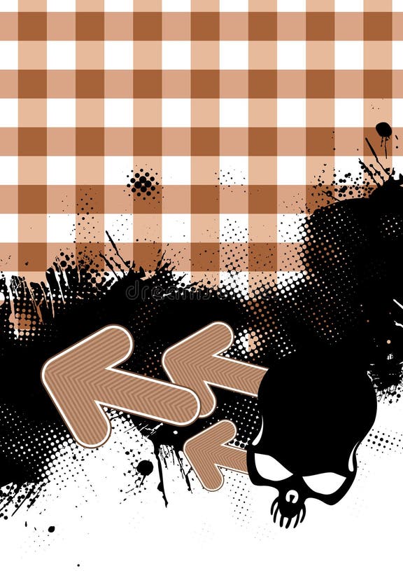 Fondo Del Grunge De La Guinga Ilustración del Vector - Ilustración de ...