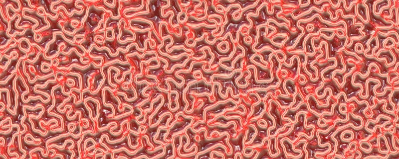 Fondo Del Intestino De La Textura 3d Stock de ilustración - Ilustración ...