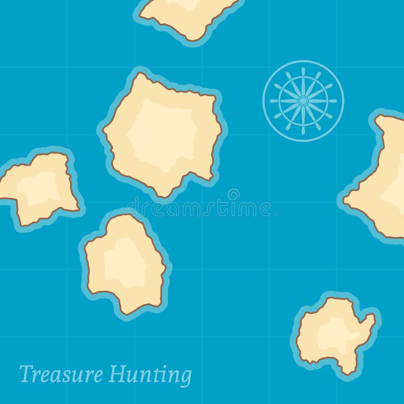 Generador Del Mapa Del Tesoro Del Vector Ilustración del Vector ...