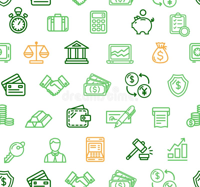 Fondo Del Modelo De Las Finanzas Vector Ilustración del Vector ...