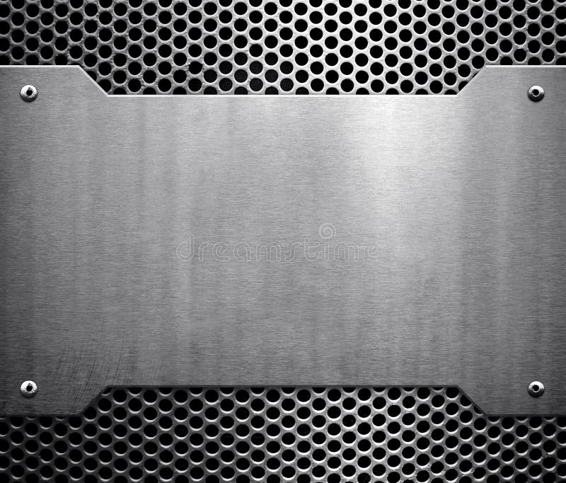 Fondo del modelo del metal imagen de archivo. Imagen de plata - 13348287