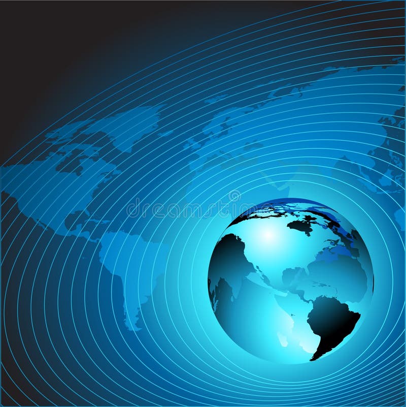 Fondo del mundo ilustración del vector. Ilustración de europa - 13233231
