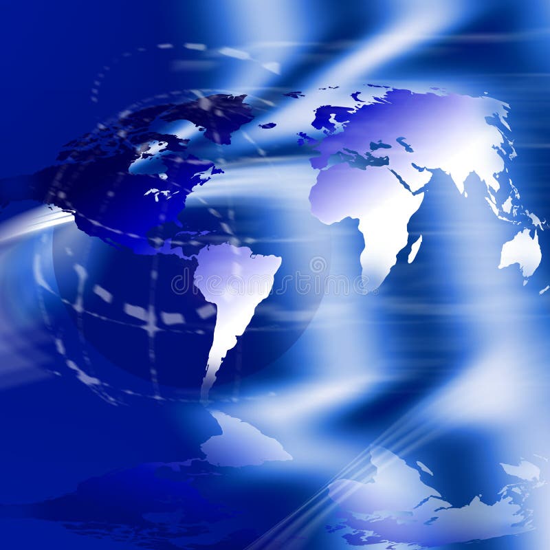 Vector Del Fondo Del Mapa Del Mundo Stock de ilustración - Ilustración ...