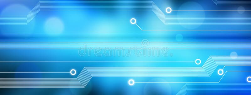 Fondo Del Panorama De La Informática Stock de ilustración - Ilustración ...