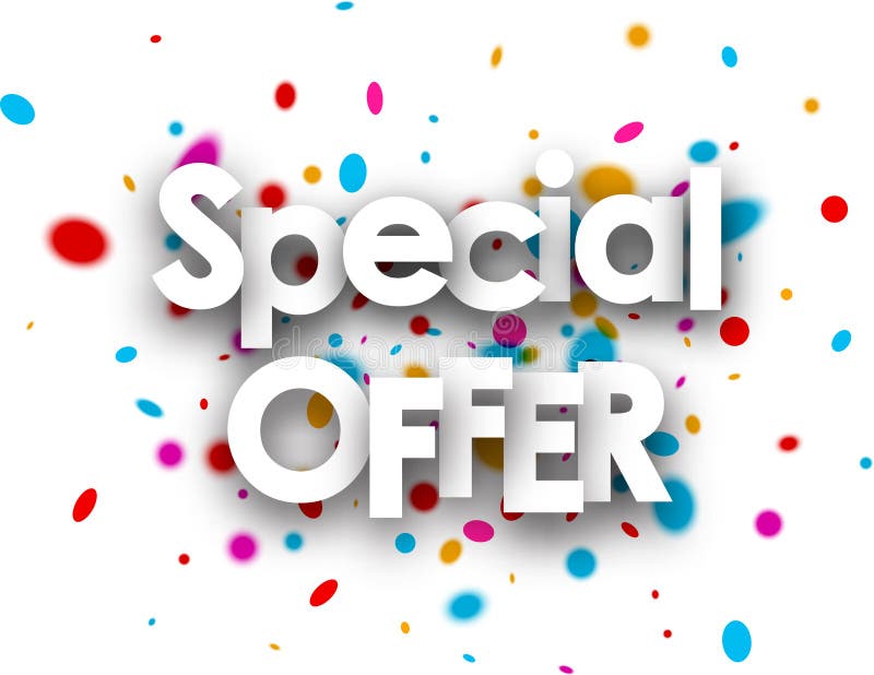 Fondo Del Papel De Oferta Especial Ilustración del Vector - Ilustración ...