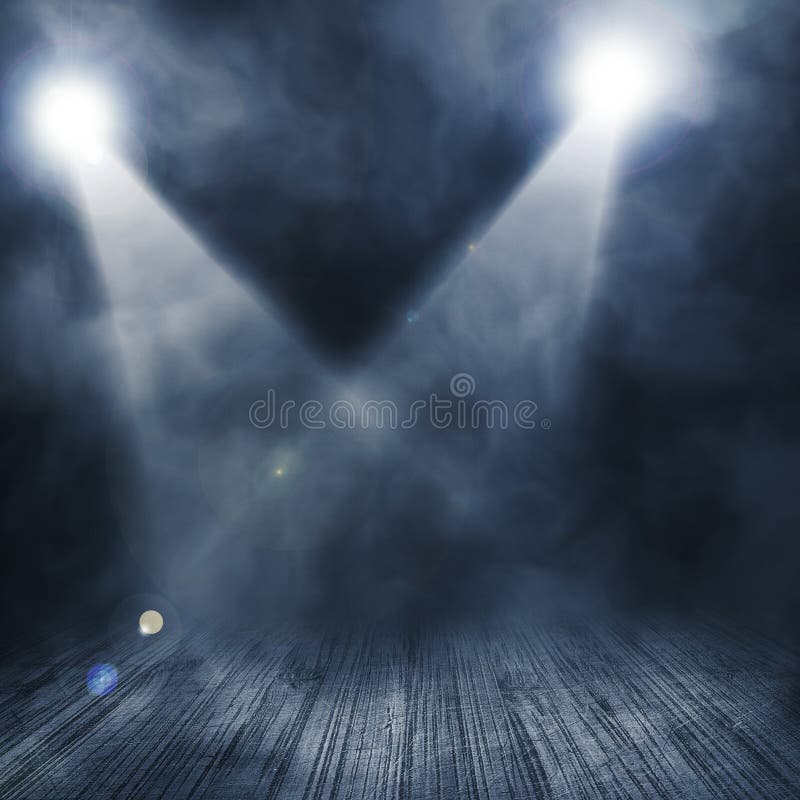 Fondo azul del proyector stock de ilustración. Ilustración de iluminado ...