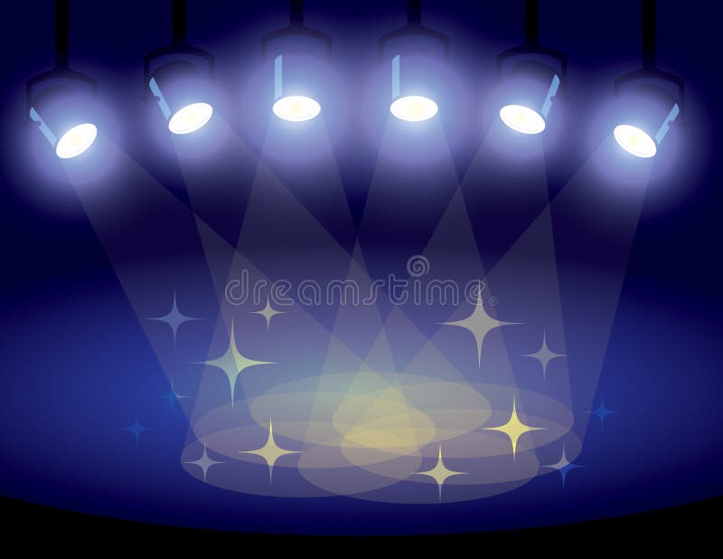 Fondo del proyector ilustración del vector. Ilustración de abierto ...