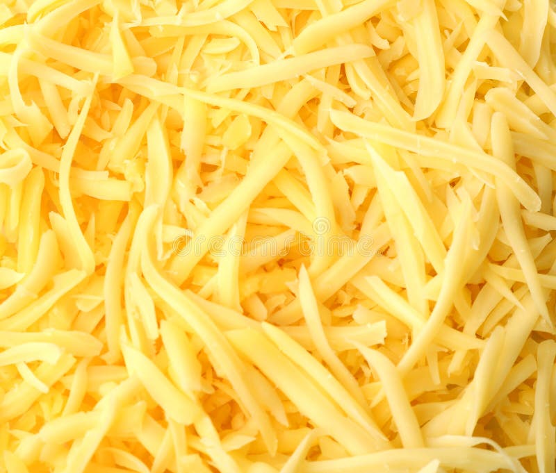 Queso Rallado Aislado En Blanco Foto de archivo - Imagen de duro ...