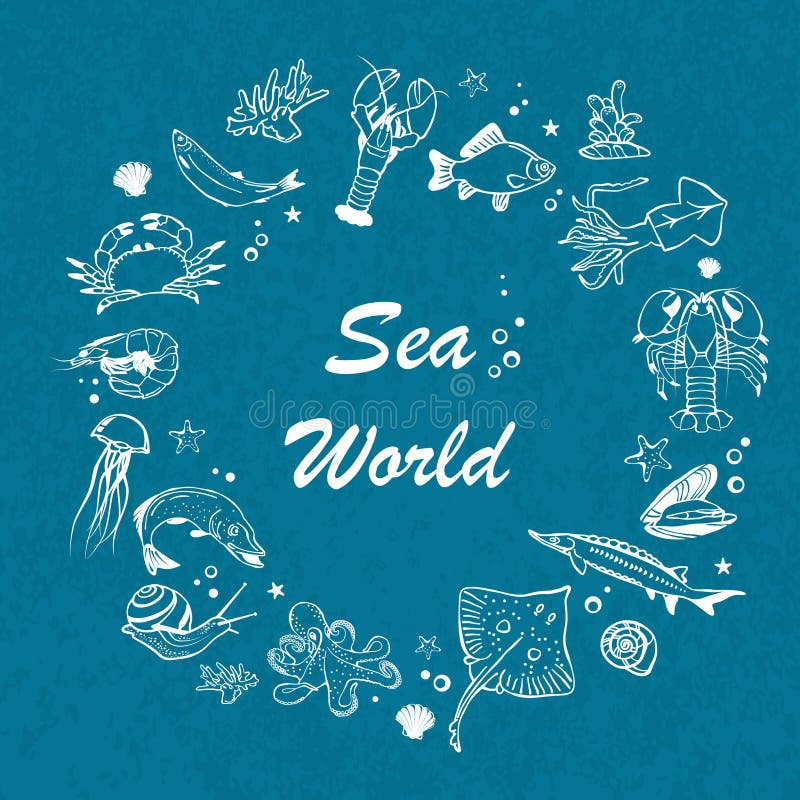 Seaworld Ilustraciones Stock, Vectores, Y Clipart – (33 Ilustraciones ...