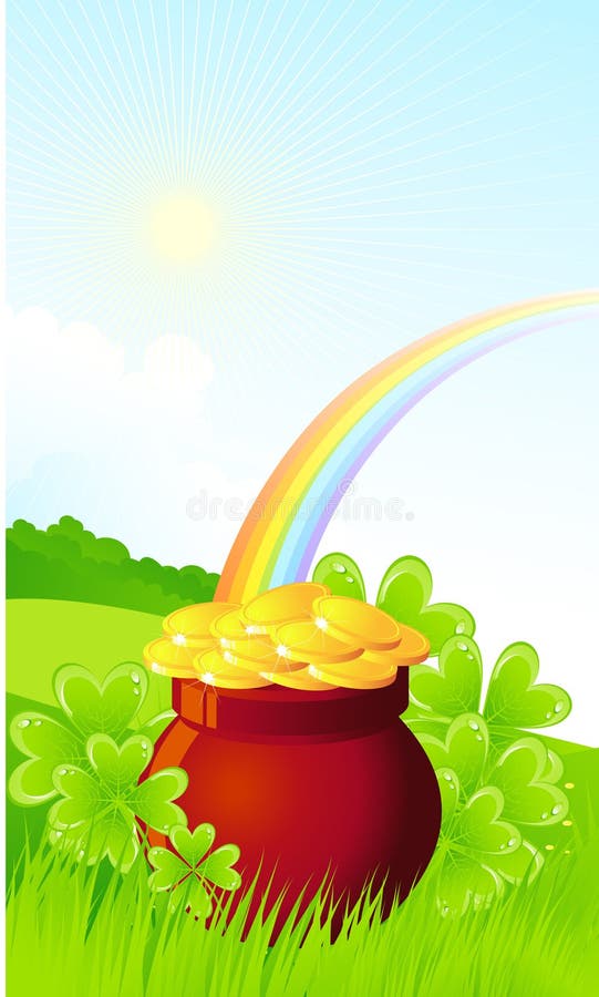 Fondo del St. Patrick ilustración del vector. Ilustración de verde ...