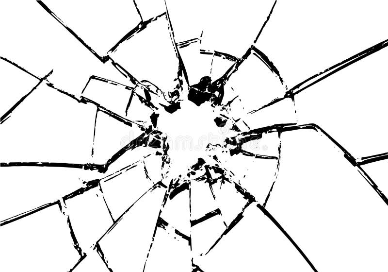 Fondo Del Vector De Fondo De Textura De Vidrio Roto Ilustración del ...