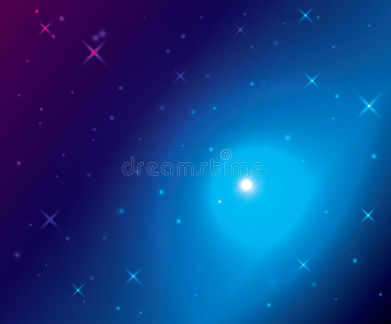 Fondo Del Vector - Espacio Azul Abstracto - EPS 10 Ilustración del ...