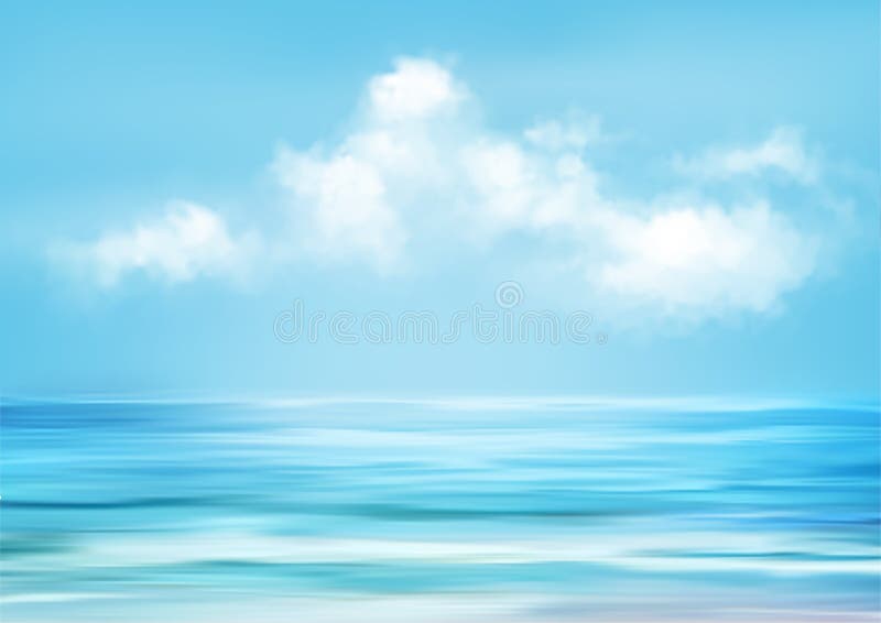 Fondo del vector del mar ilustración del vector. Ilustración de lago ...