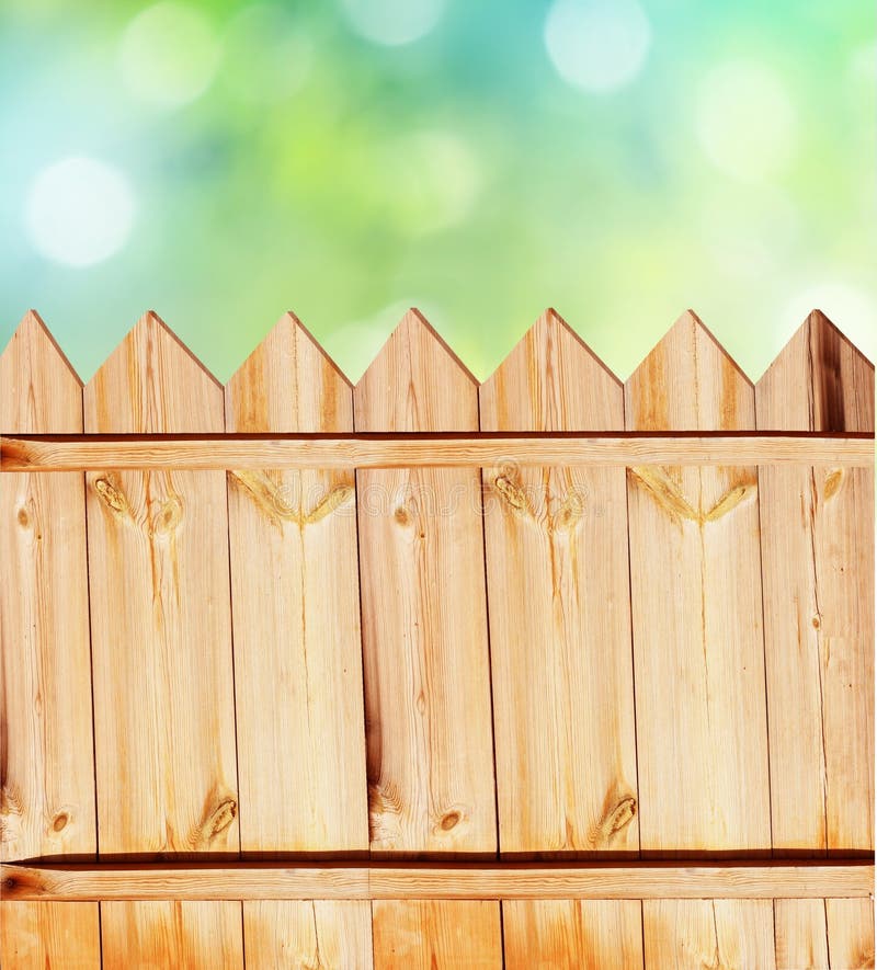 Fondo Del Verano Con La Cerca Foto de archivo - Imagen de escénico ...